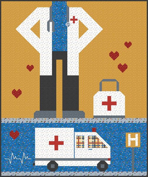 Jennifer Long Be a Medical Professional Quilt Pattern | Riley Blake Designs