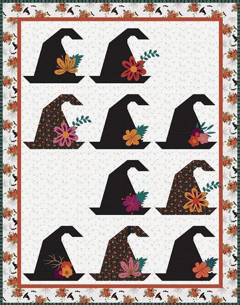 Jennifer Long Witch's Hat Quilt Pattern | Riley Blake Designs