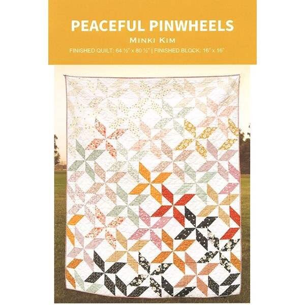 Minki Kim Peaceful Pinwheels Quilt Pattern | Riley Blake Designs