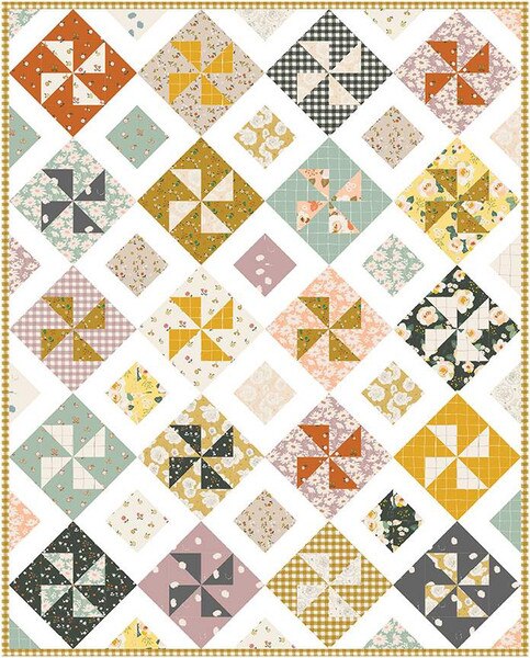 Minki Kim Spin Me Around Quilt Pattern | Riley Blake Designs