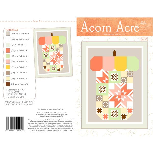 Wendy Sheppard Acorn Acre Quilt Pattern | Riley Blake Designs
