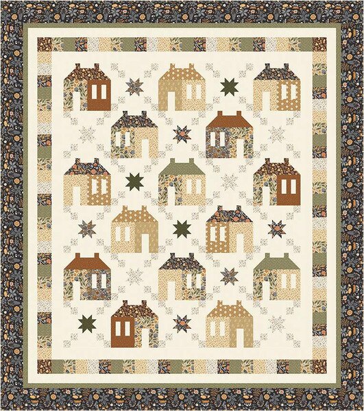 Wendy Sheppard Maisons de Patchwork Quilt Pattern | Riley Blake Designs