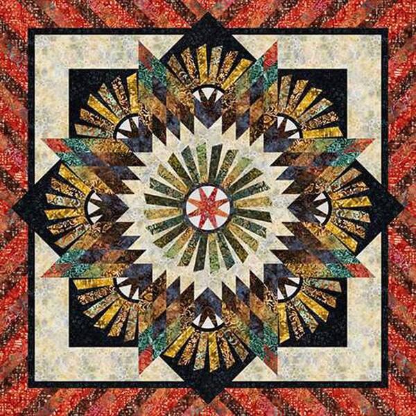 Quiltworx Tarnished Windmill Quilt Pattern | Riley Blake Designs