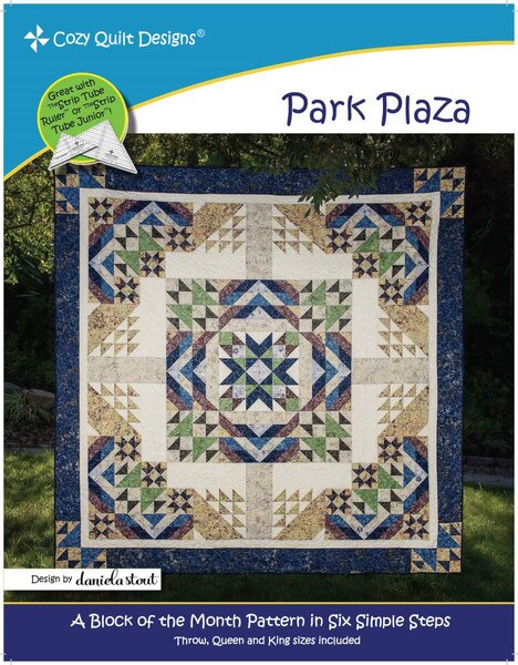 Cozy Quilt Designs Park Plaza Quilt Pattern | Riley Blake Designs