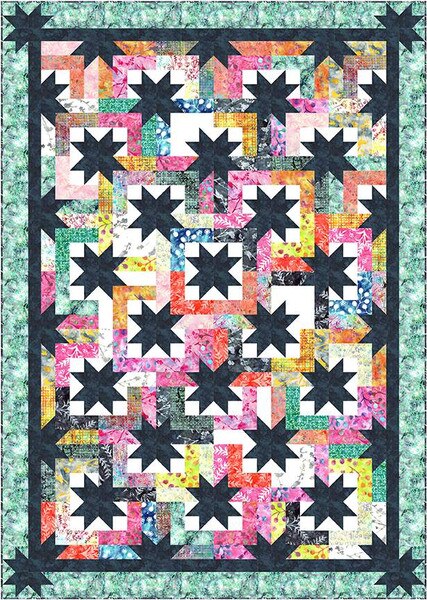 Cozy Quilt Designs Star of the Show Quilt Pattern | Riley Blake Designs