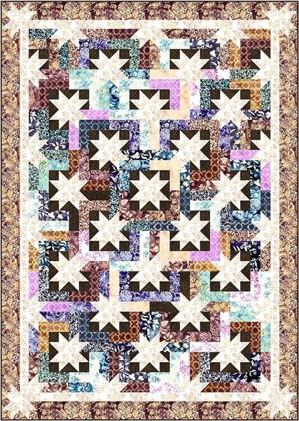 Cozy Quilt Designs Star of the Show Quilt Pattern | Riley Blake Designs