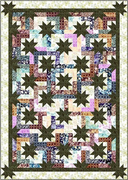 Cozy Quilt Designs Star of the Show Quilt Pattern | Riley Blake Designs