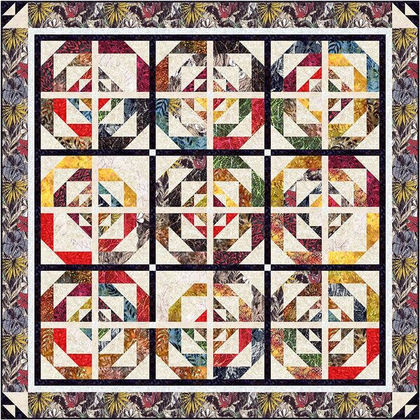 Cozy Quilt Designs Strip-Apple Pineapple Quilt Pattern | Riley Blake ...