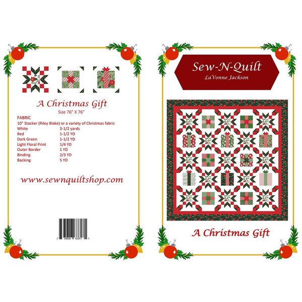 Sew-N-Quilt A Christmas Gift Quilt Pattern | Riley Blake Designs