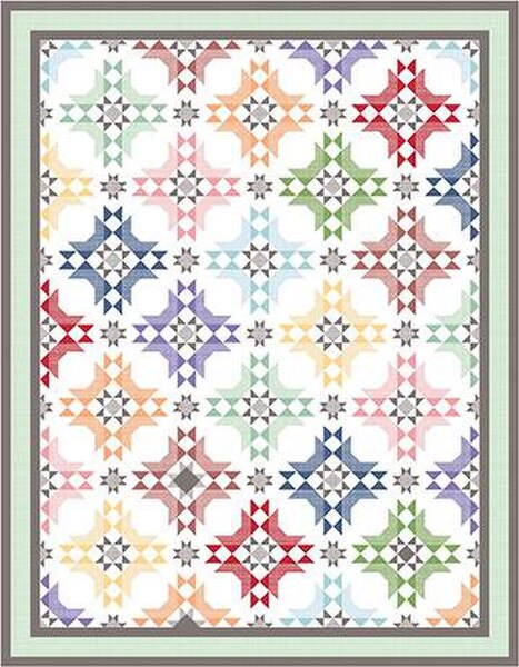 Sew-N-Quilt Galactic Stars Quilt Pattern | Riley Blake Designs