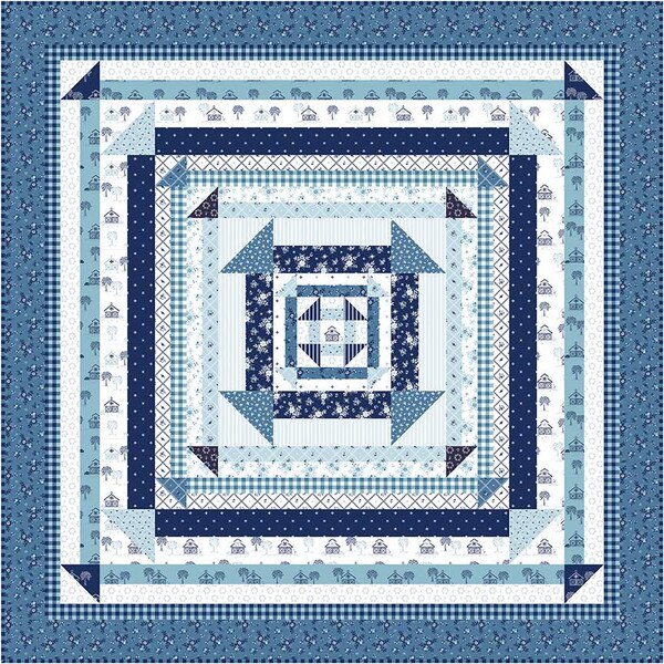 Snowball Quilt Company Churn Dash Repeat Quilt Pattern | Riley Blake ...