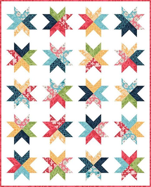Homemade Emily Jane Beaming Quilt Pattern | Riley Blake Designs