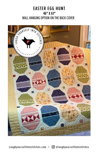 Laugh Yourself Into Stitches Easter Egg Hunt Quilt Pattern | Riley ...