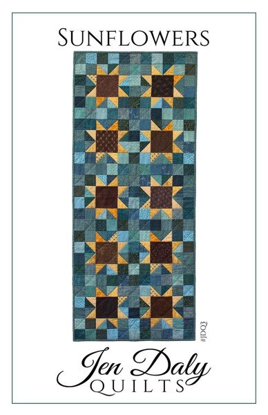 Jen Daly Quilts Sunflowers Runner Pattern | Riley Blake Designs