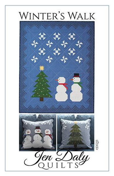 Jen Daly Quilts Winter's Walk Quilt Pattern | Riley Blake Designs