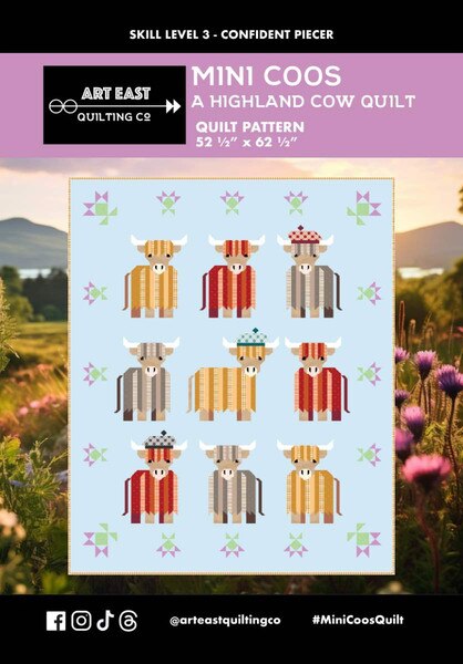 Art East Quilting Co. Mini Coos Quilt Pattern | Riley Blake Designs