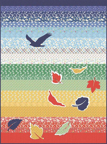 American Jane Patterns Eagle and the Wind Quilt Pattern | Riley Blake ...