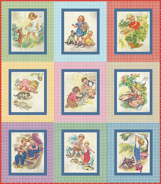 American Jane Patterns Framed Innocence Quilt Pattern | Riley Blake Designs