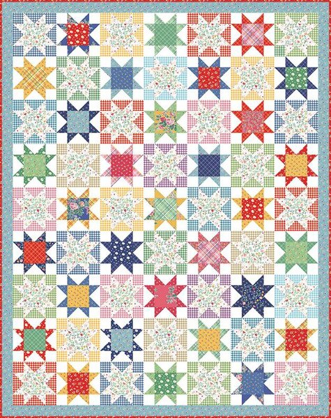 American Jane Patterns Grandma's Attic Quilt Pattern | Riley Blake Designs