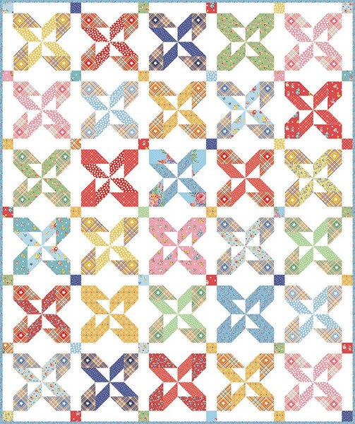 American Jane Patterns Pinwheel Butterfly Quilt Pattern | Riley Blake ...