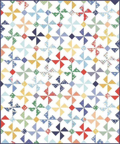 American Jane Patterns Pinwheelie Quilt Pattern | Riley Blake Designs