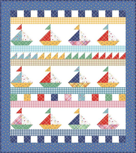American Jane Patterns Sail Away Quilt Pattern | Riley Blake Designs