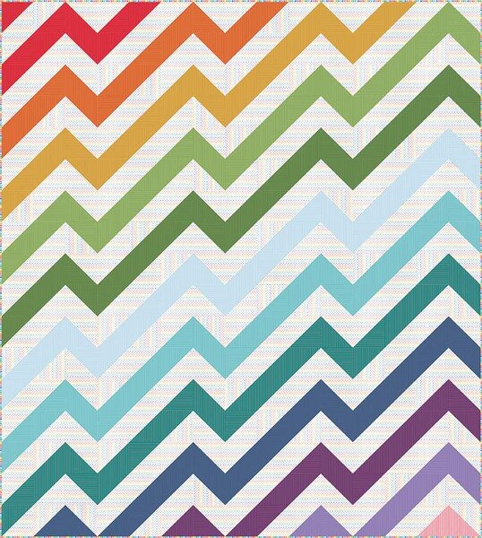 Purple Daisy Quilt Designs Kenzie Quilt Pattern | Riley Blake Designs