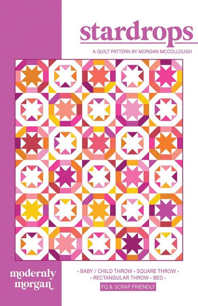 Modernly Morgan Stardrops Quilt Pattern | Riley Blake Designs