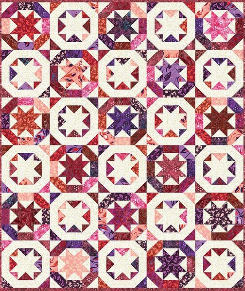 Modernly Morgan Stardrops Quilt Pattern | Riley Blake Designs