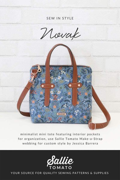 Sallie Tomato Novak Bag Pattern | Riley Blake Designs