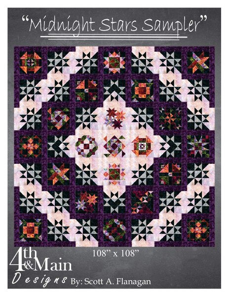4th & Main Designs Midnight Stars Quilt Pattern | Riley Blake Designs