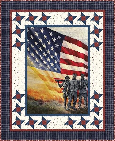 Needle in a Hayes Stack Stars & Honor Quilt Pattern | Riley Blake Designs