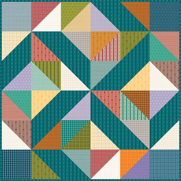 Calico Patch Designs Shaded Trail Wall Hanging Pattern | Riley Blake ...