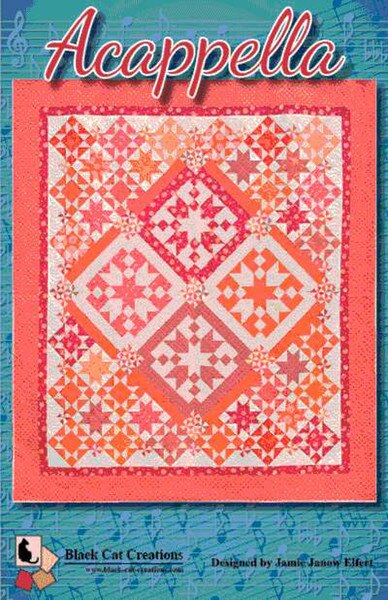Black Cat Creations Acappella Quilt Pattern | Riley Blake Designs
