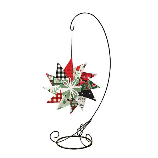The Ornament Girl Prairie Point Pinwheel Ornament Pattern | Riley Blake ...