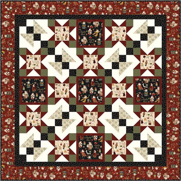 Bound To Be Quilting Front and Center Quilt Pattern | Riley Blake Designs