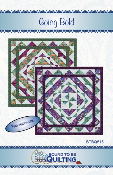 Bound To Be Quilting Going Bold Quilt Pattern | Riley Blake Designs