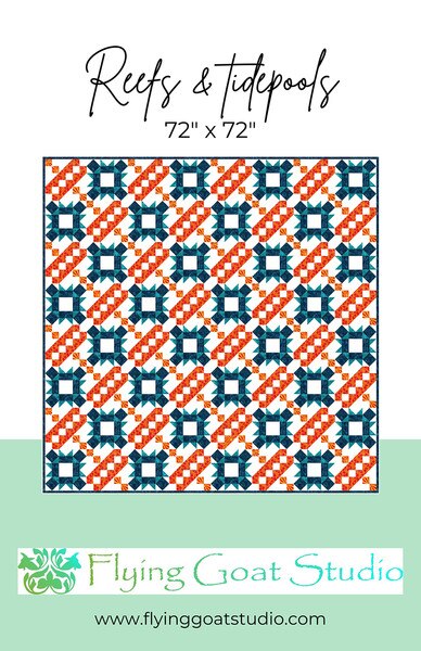 Flying Goat Studio Reefs & Tidepools Quilt Pattern | Riley Blake Designs