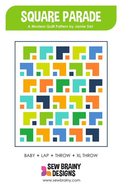 Sew Brainy Designs Square Parade Quilt Pattern | Riley Blake Designs