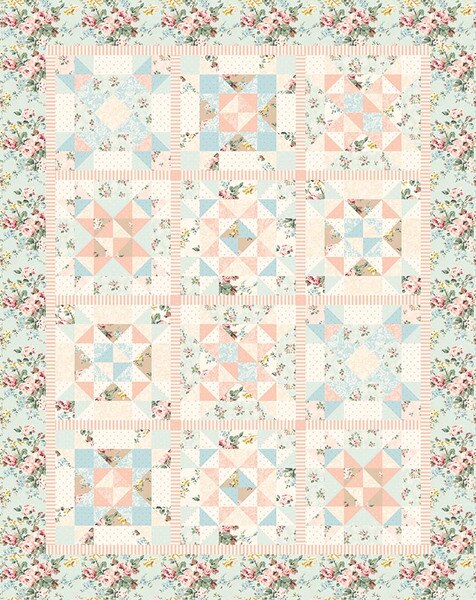 Shabby Fabrics Rose Hill Lane Quilt Pattern | Riley Blake Designs