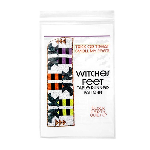 Block Party Quilt Co Witches Feet Table Runner Pattern | Riley Blake ...