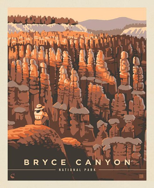 National Parks Bryce Canyon Poster Panel | Riley Blake Designs