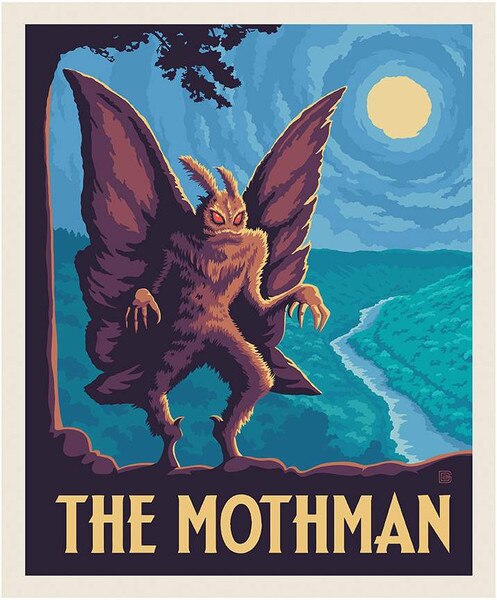 Legends of the National Parks The Mothman Panel | Riley Blake Designs