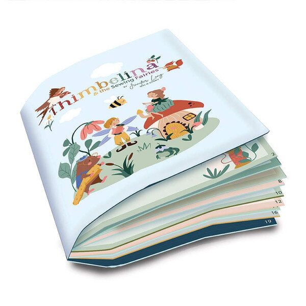 Thimbelina & the Sewing Fairies Storybook Panel | Riley Blake Designs