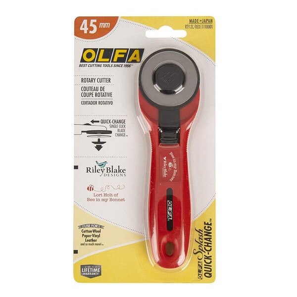 OLFA Quick-Change 45mm Rotary Cutter | Riley Blake Designs