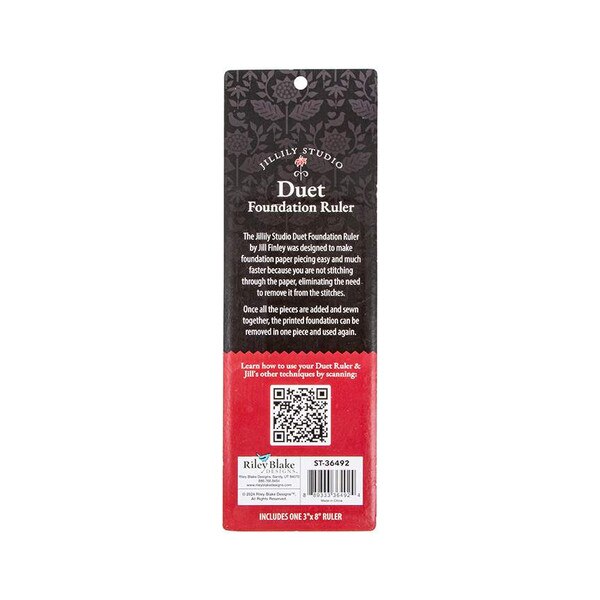 Jillily Studio Duet Foundation Ruler | Riley Blake Designs