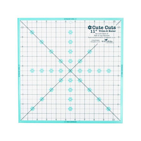 Lori Holt Cute Cuts™ Trim-it™ Ruler 11" x 11" | Riley Blake Designs