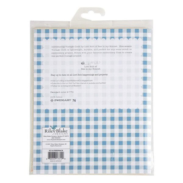 Lori Holt Vintage Cloth 14-Count Aida Feed Sack | Riley Blake Designs