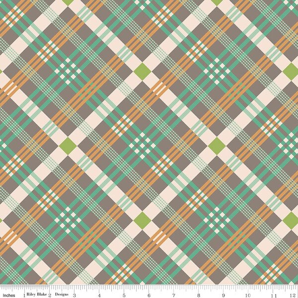 Wide Back Farmer's Daughter Plaid Rustic | Riley Blake Designs