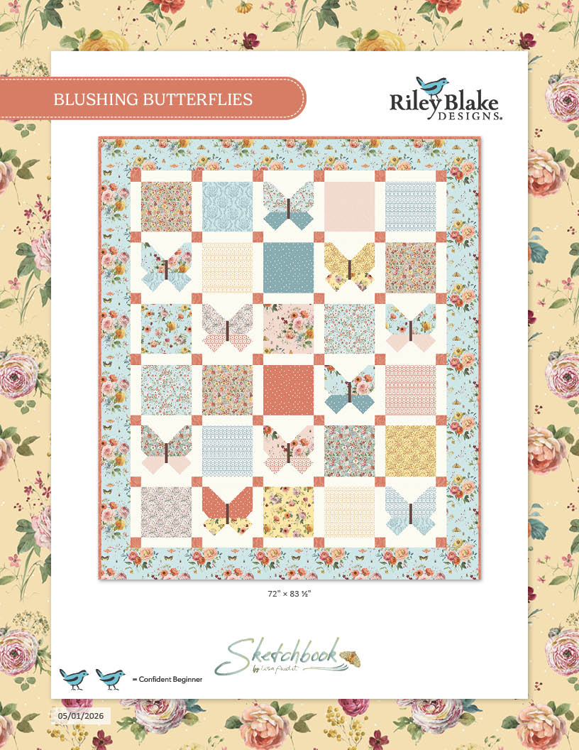 Blushing Butterflies Quilt